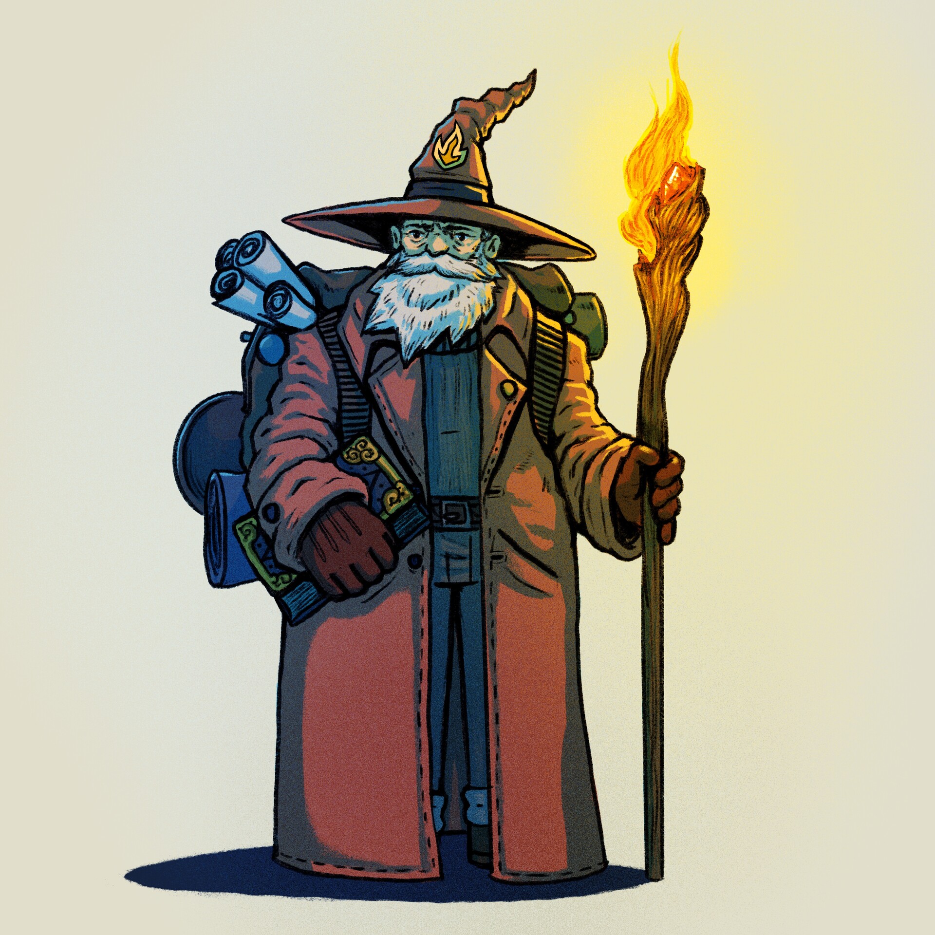 ArtStation - The Red Wizard - Character Illustration