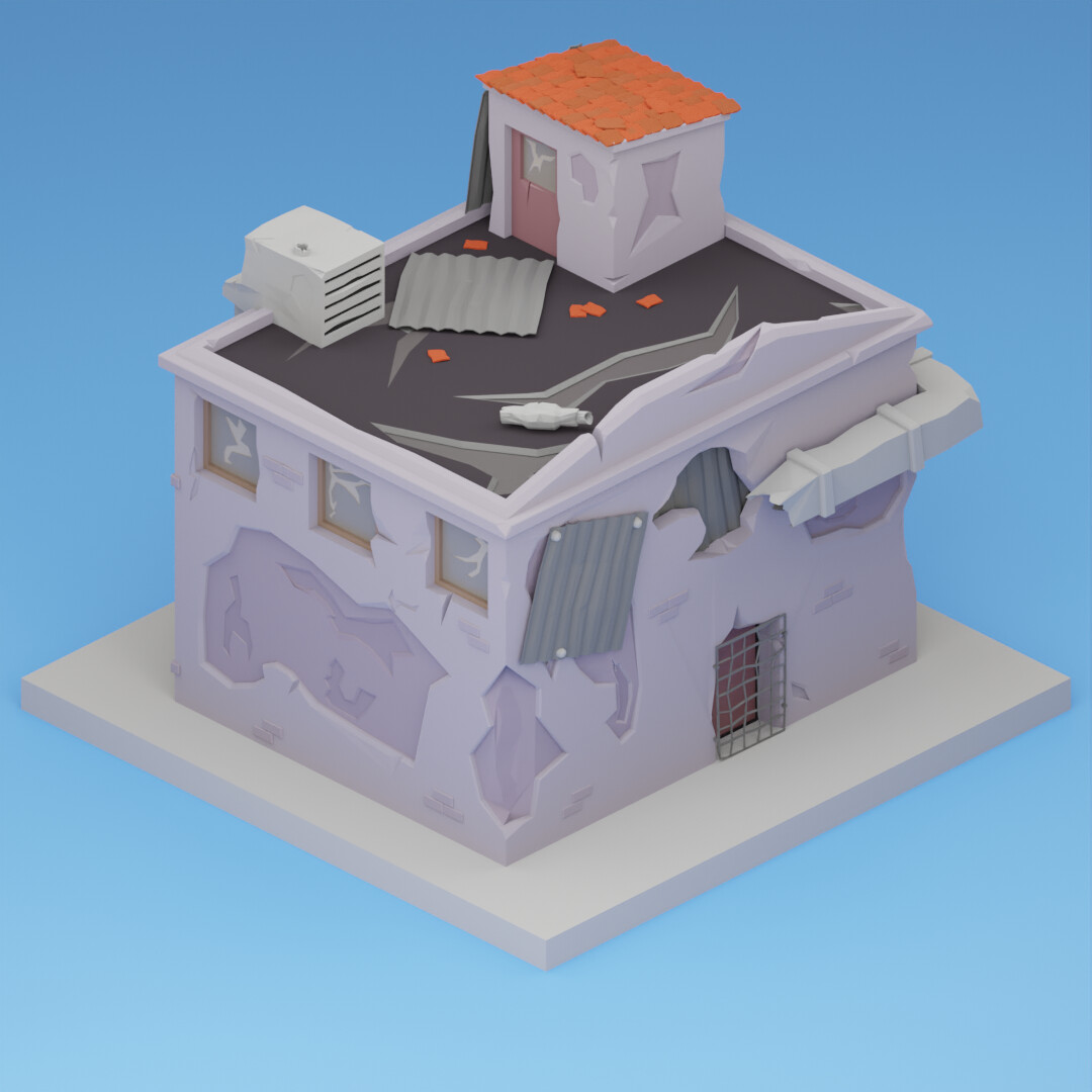 ArtStation - Post Apocalyptic Shelter