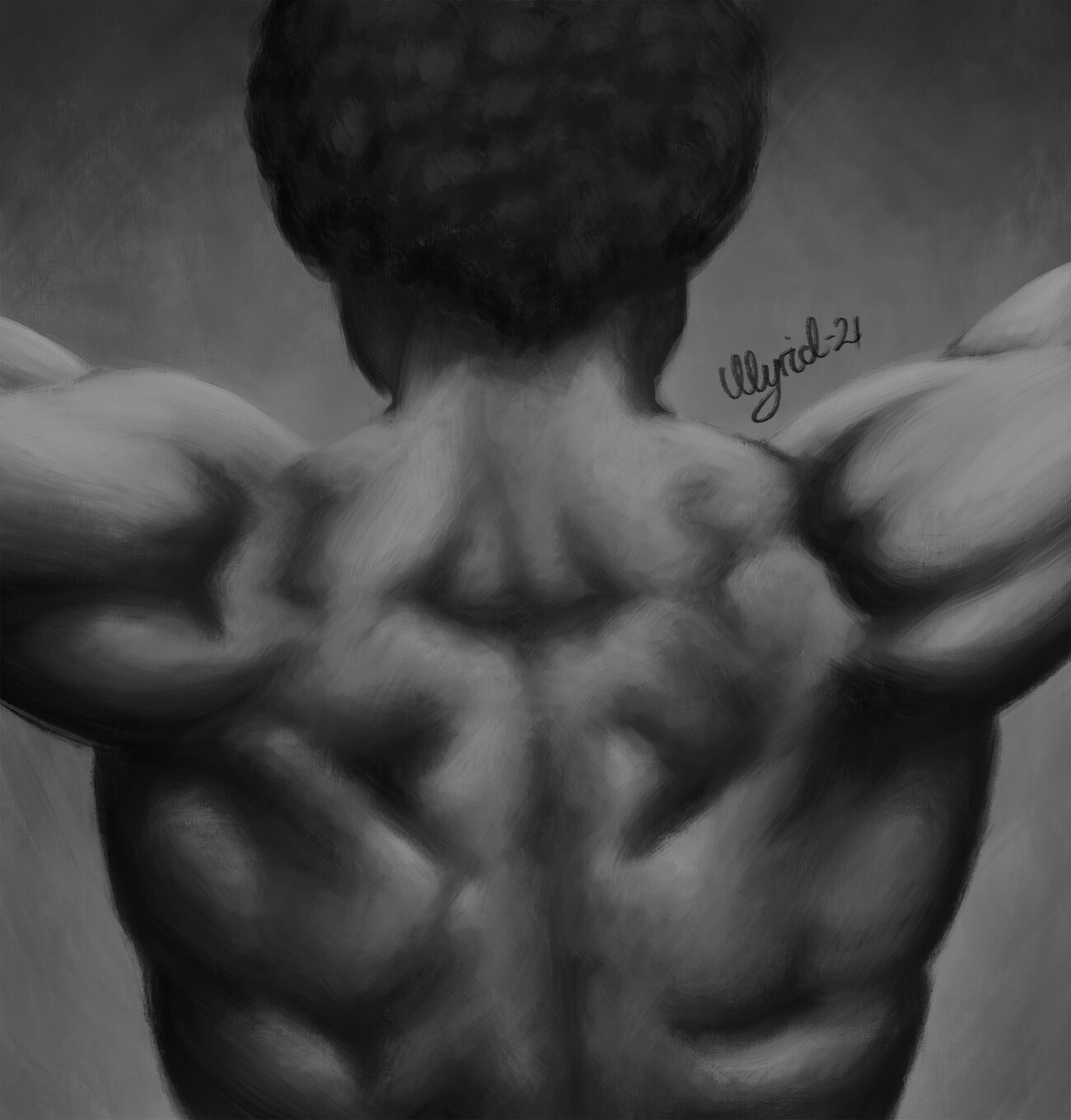 ArtStation - A study of a back