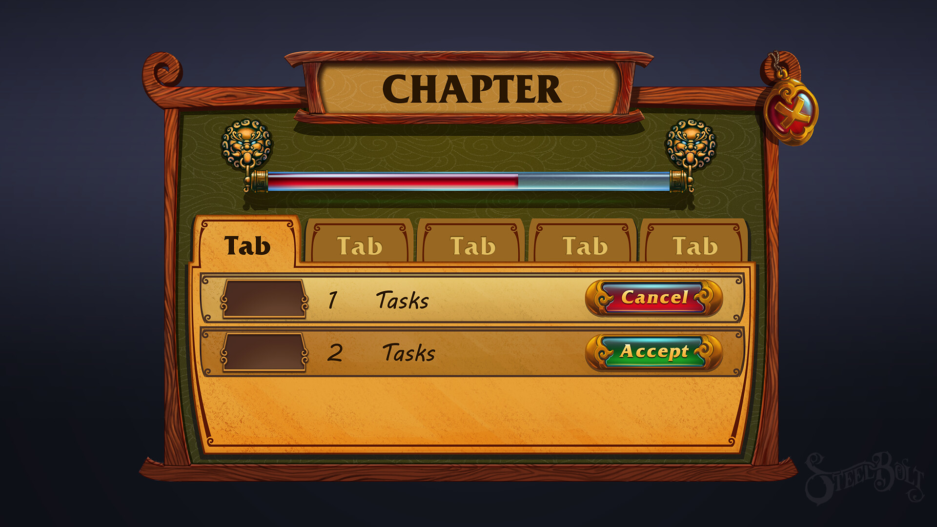 ArtStation - Task board UI