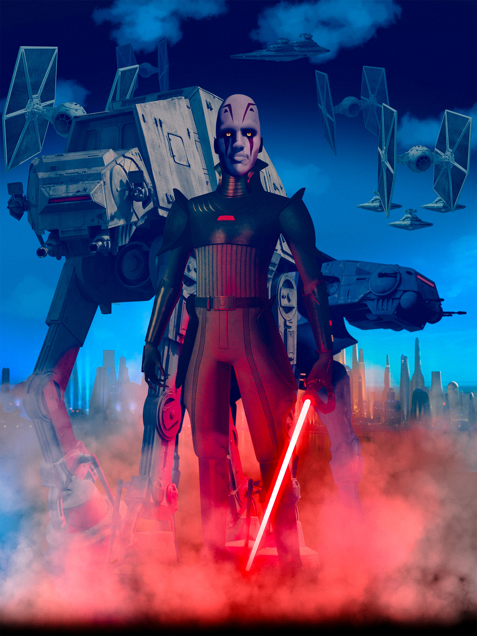 ArtStation - A friend of mine turned into The Grand Inquisitor from the ...