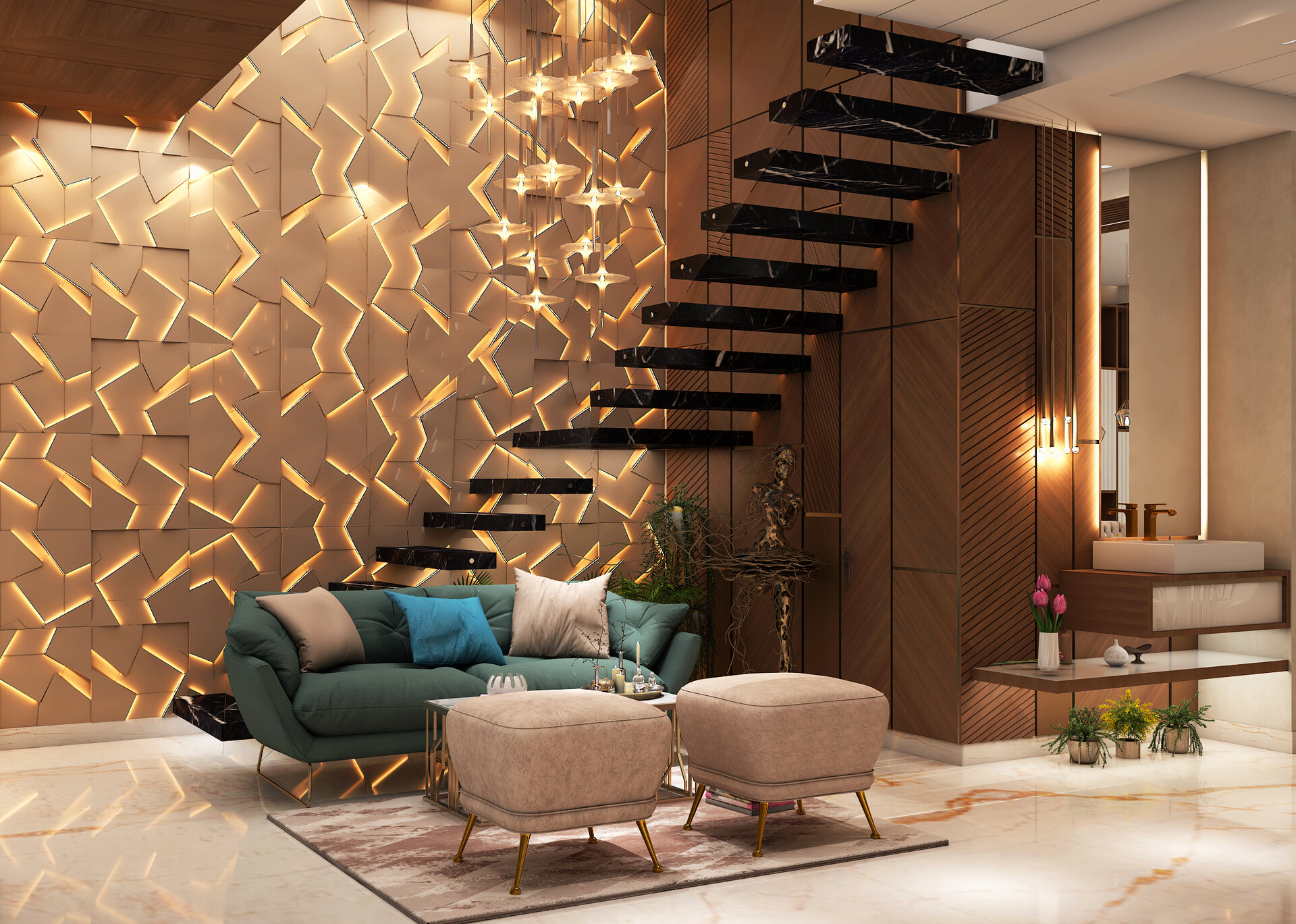 ArtStation - LOBBY & DINNING