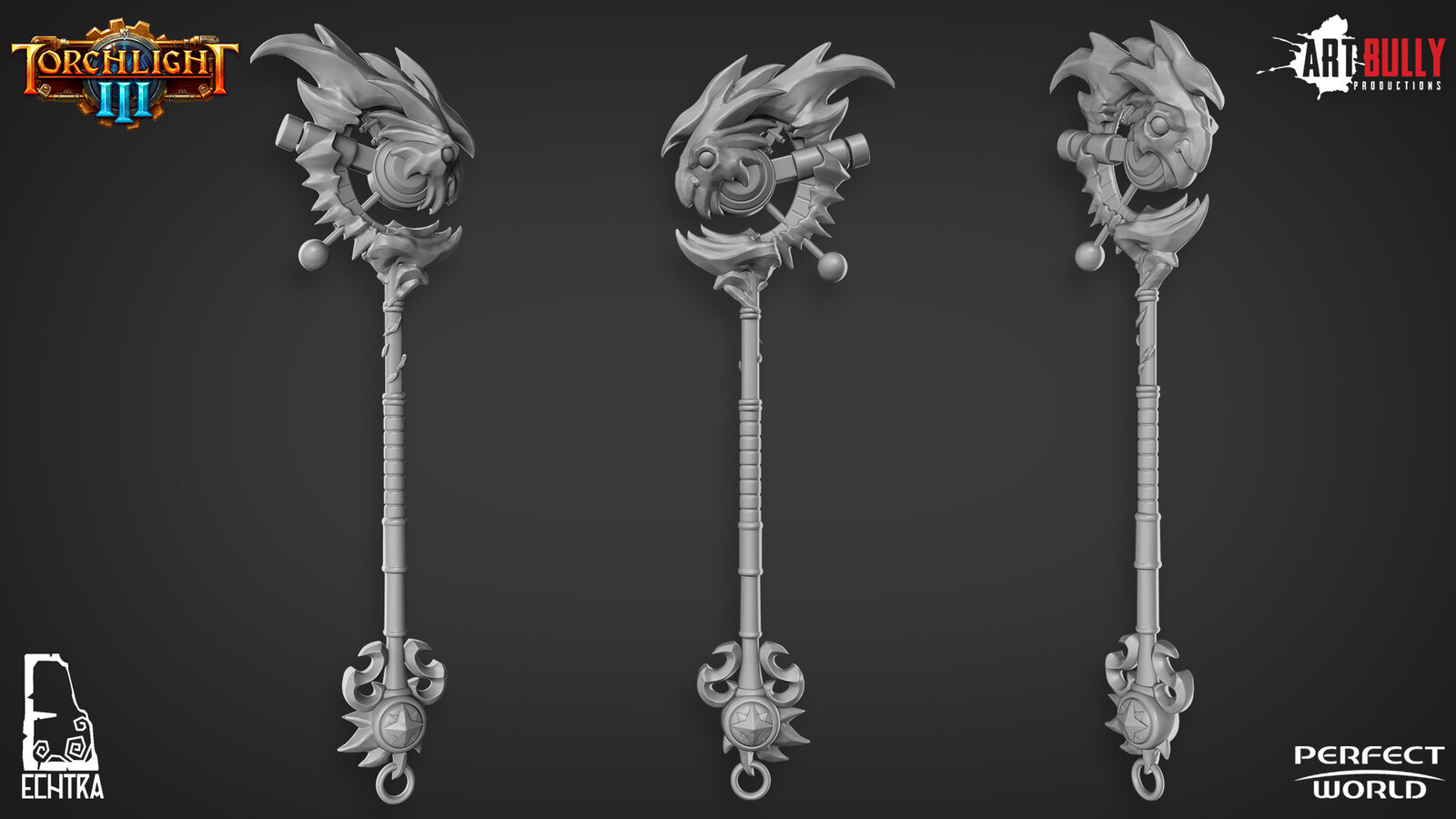 Art Bully Productions - Torchlight 3 - Weapons - 01