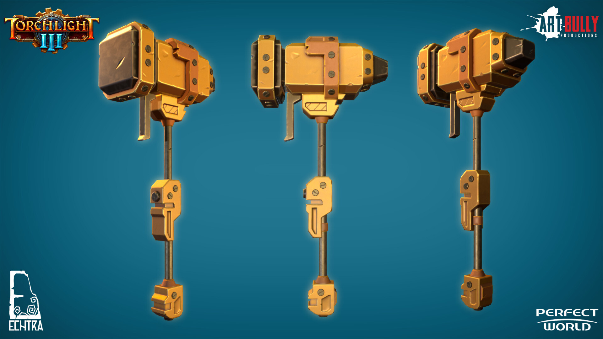 Art Bully Productions - Torchlight 3 - Weapons - 01