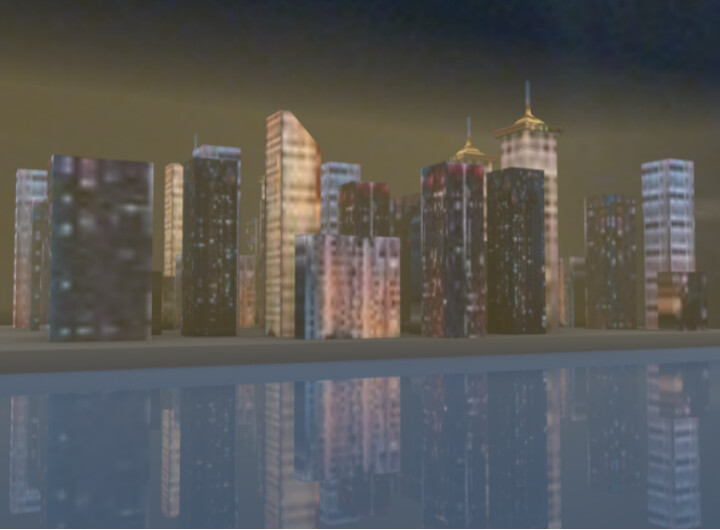 ArtStation - City model render