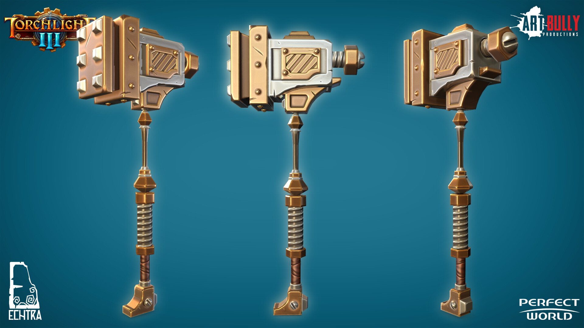 Art Bully Productions - Torchlight 3 - Weapons - 01