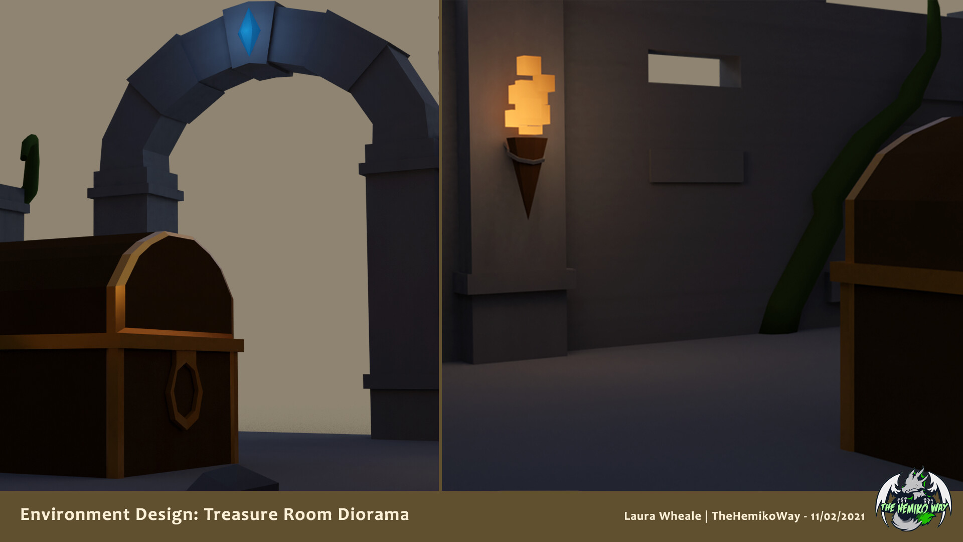 Laura Wheale - Environment Design: Treasure Room Diorama