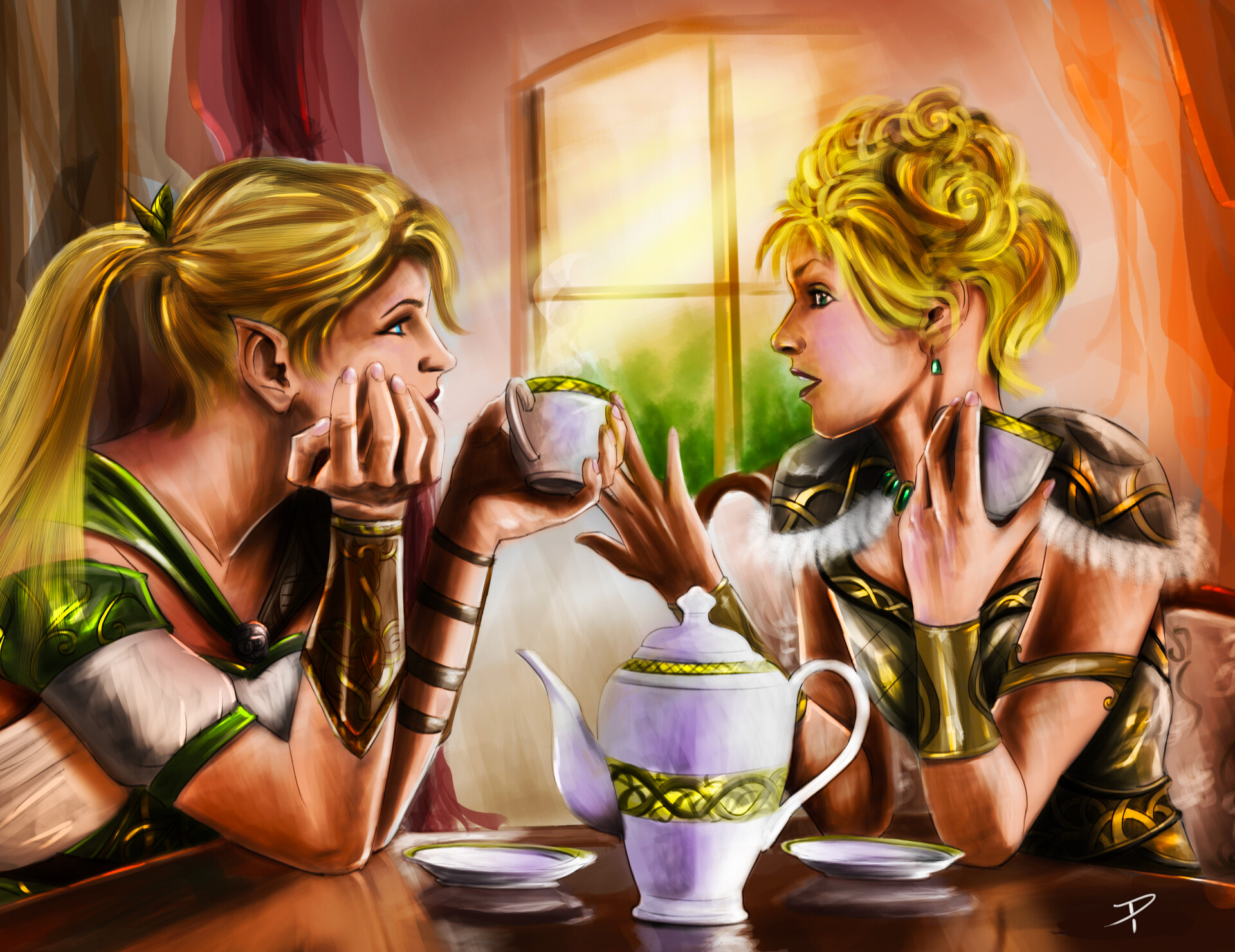 ArtStation - afternoon tea