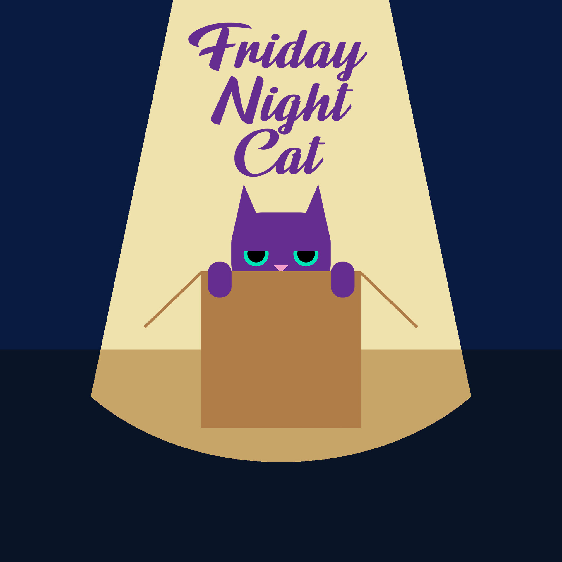 ArtStation - Friday Night Cat