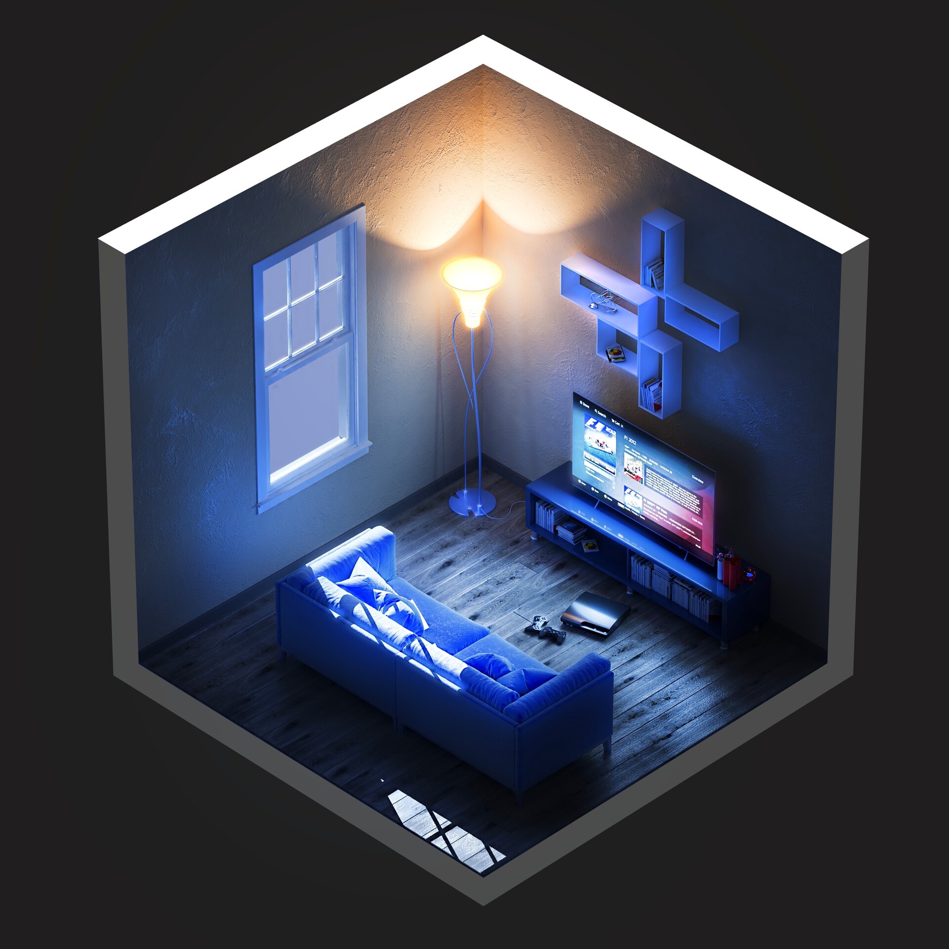 ArtStation - Isometric interior