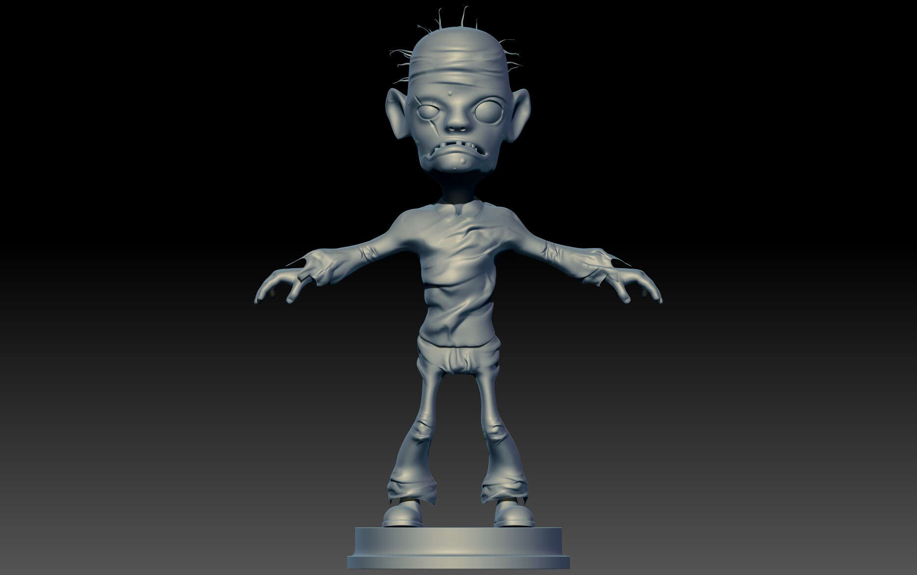 ArtStation - zombieSculpt_B