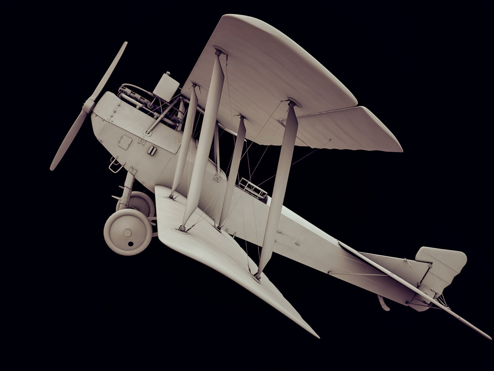 ArtStation - Hansa-Brandenburg C.I work in progress