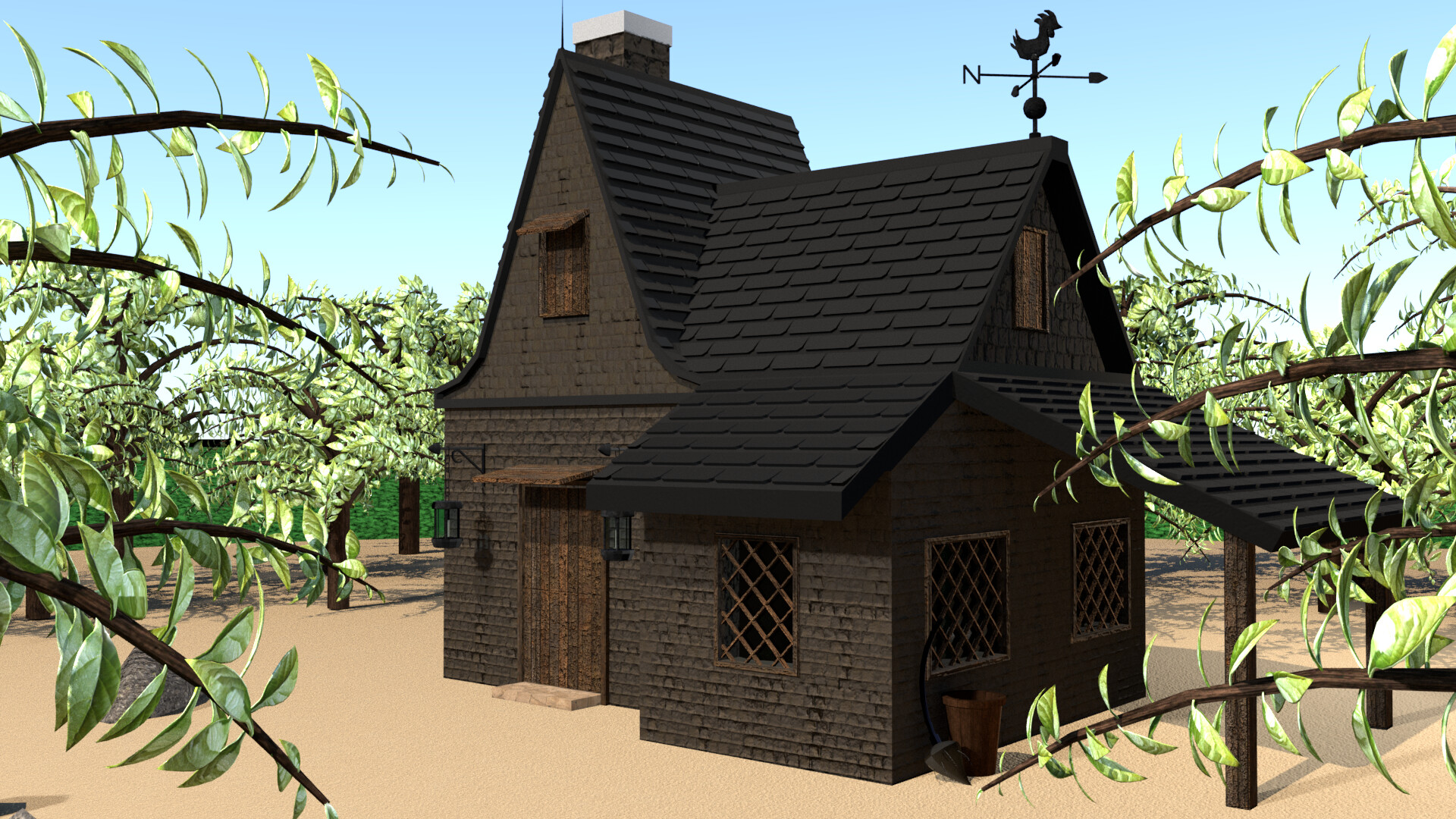 ArtStation - Medieval Cottage