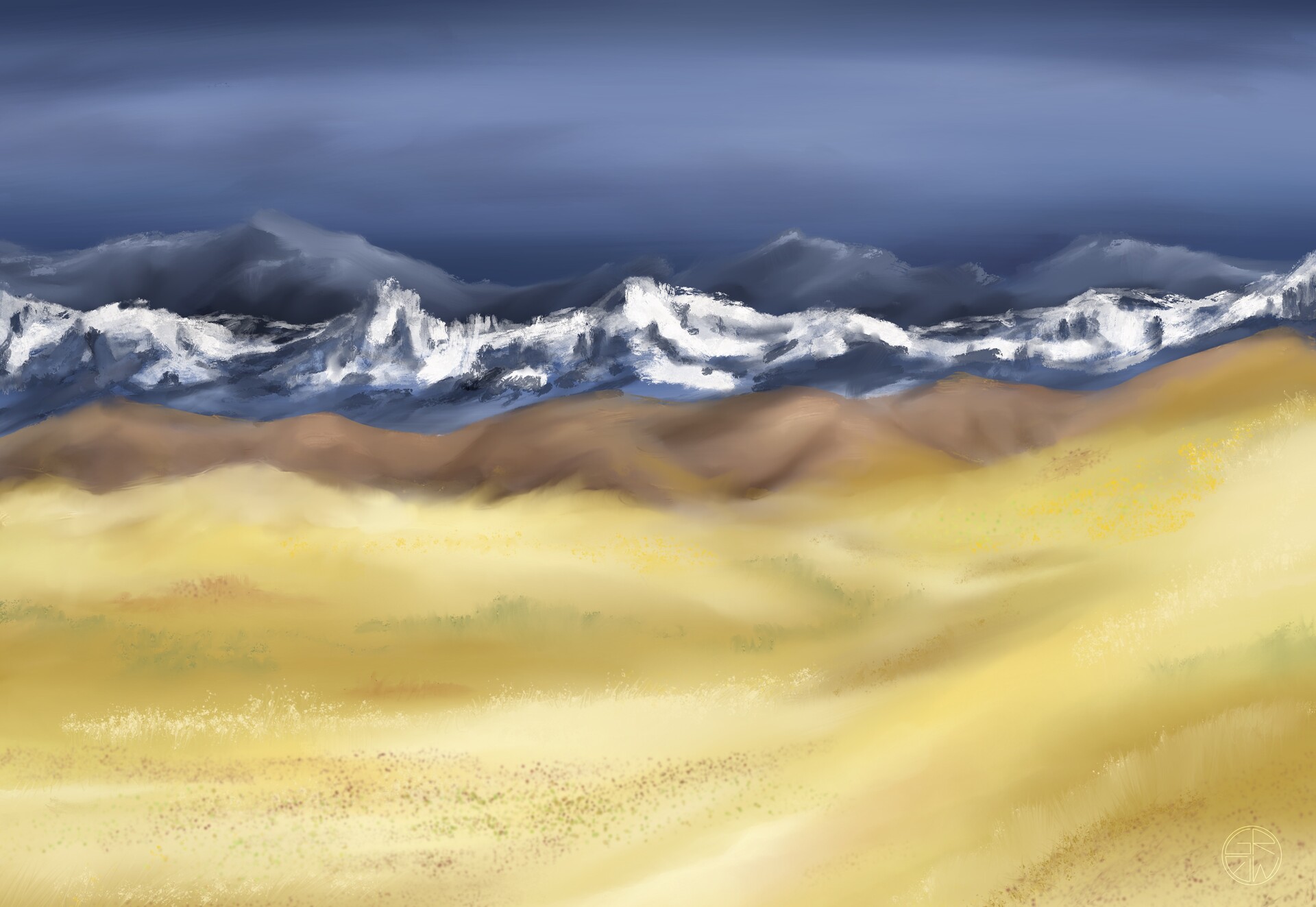 ArtStation - Storm in the west