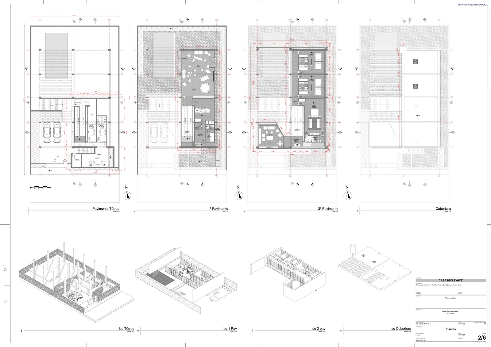 Lucas Skruzdeliauskas - 2021 // ARCHICAD LEARNING #3 - NICLEWICZ