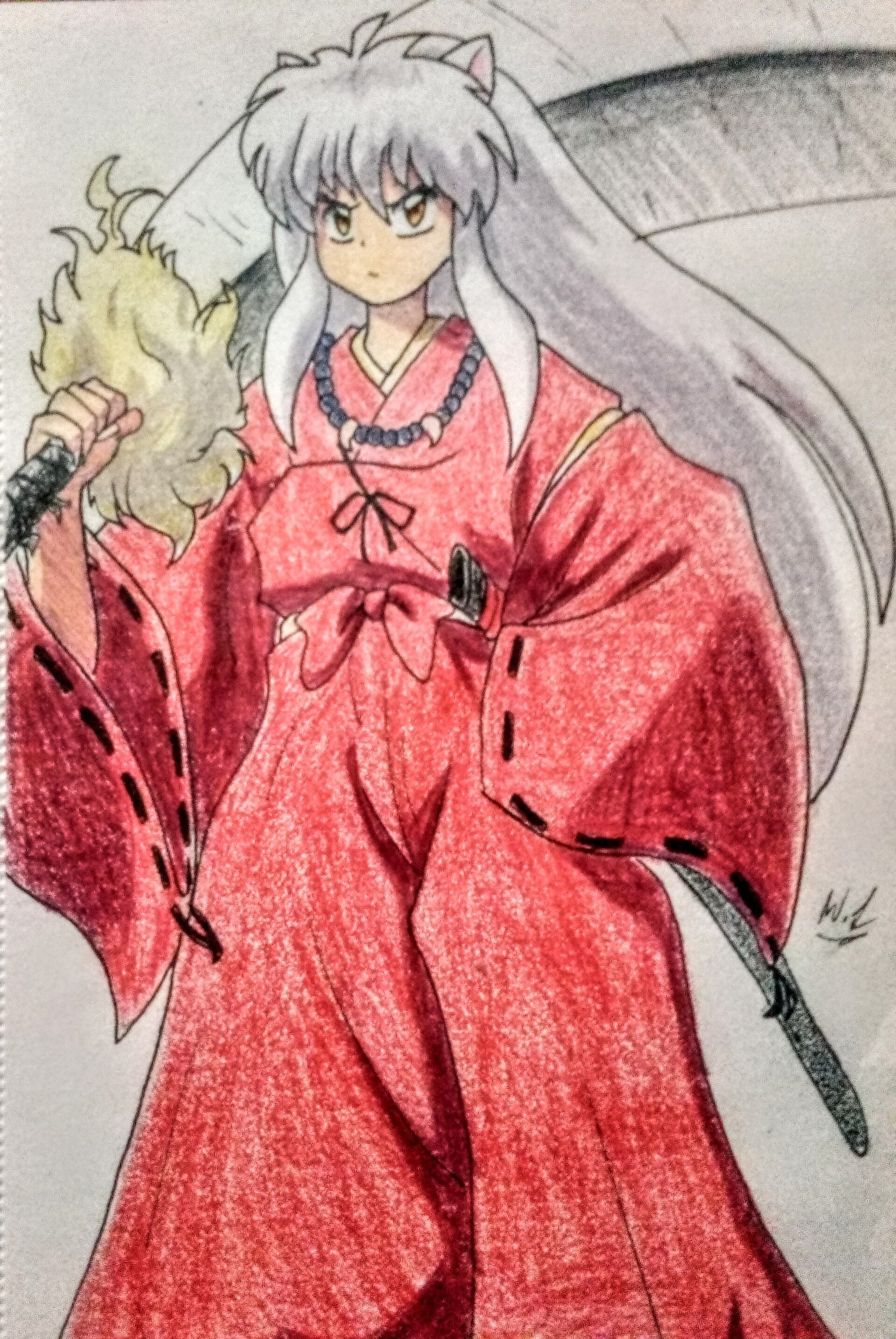 ArtStation - Inuyasha colored in