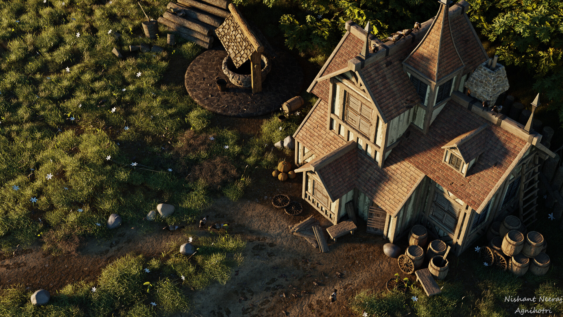 ArtStation - Medieval House