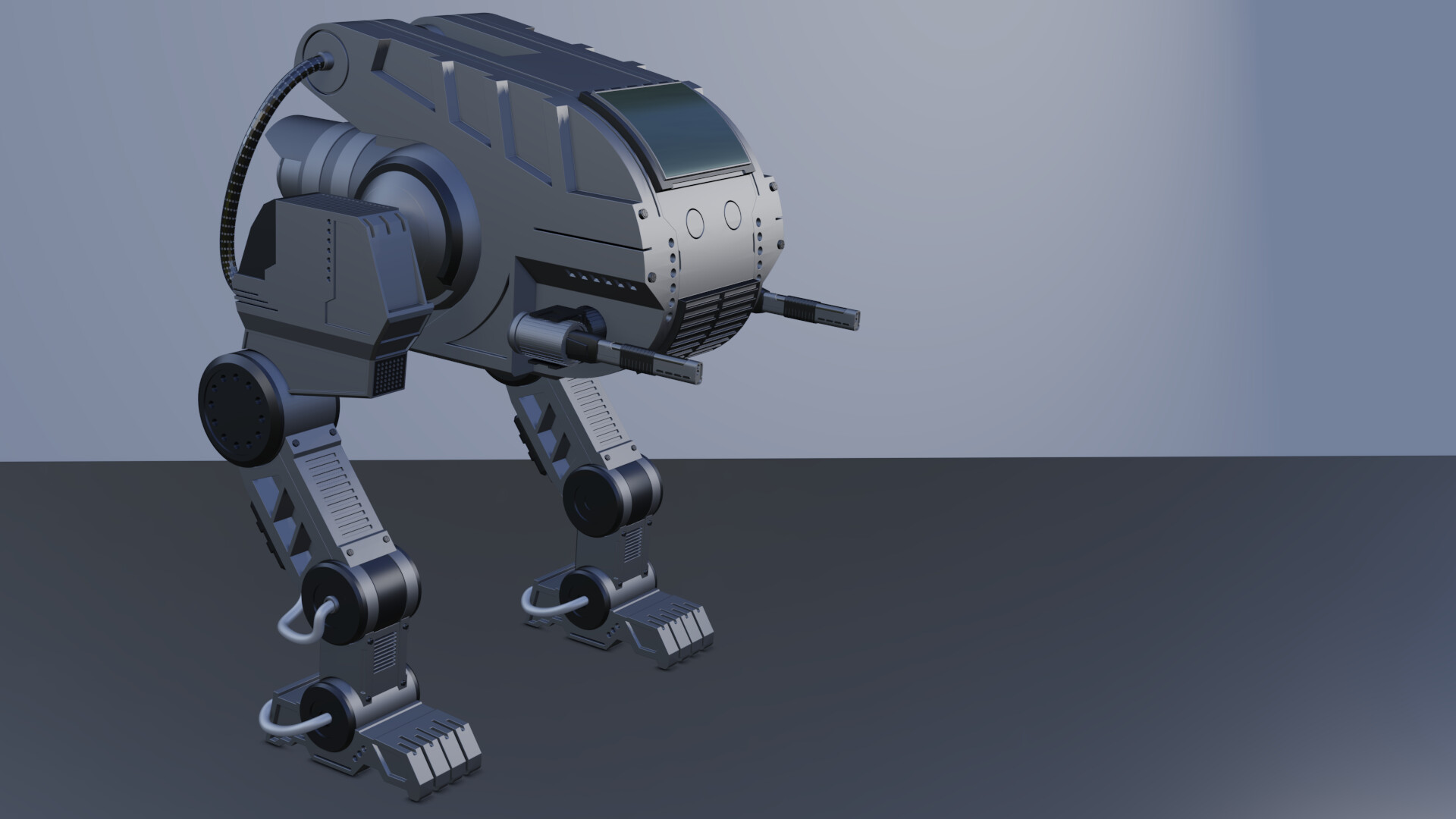 ArtStation - Combat Mech