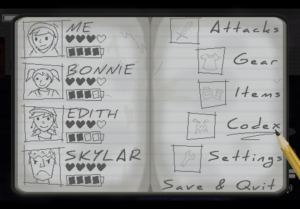 ArtStation - Alien Game Concept Art - Ingame Menu
