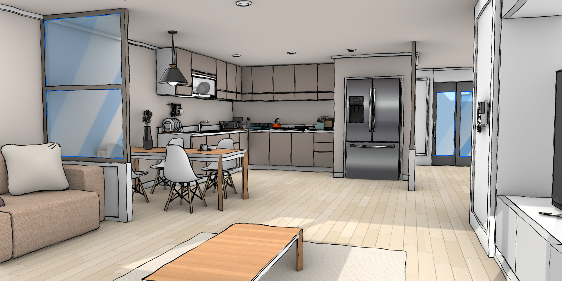 ArtStation - Living room