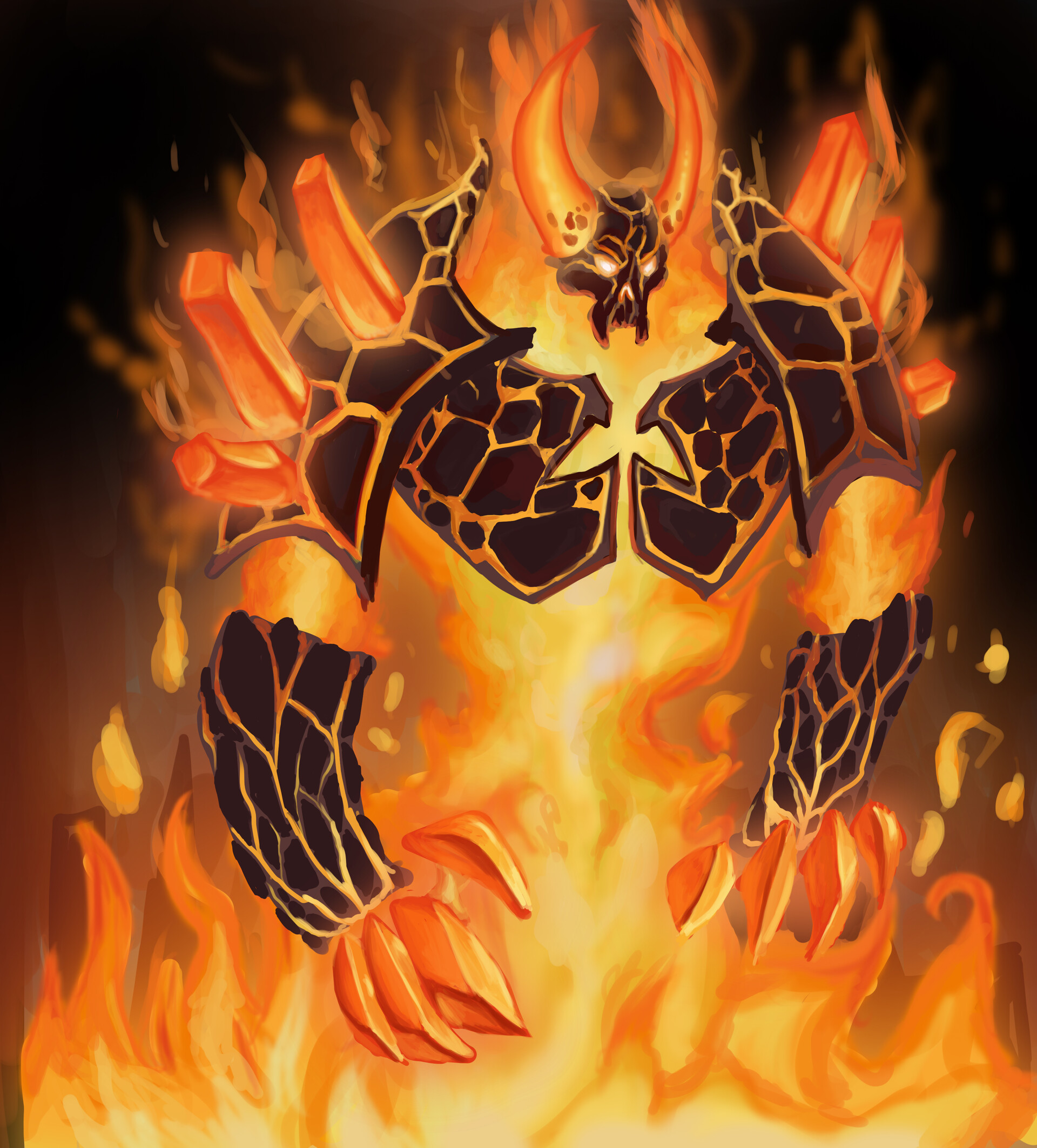 ArtStation - Fire Warrior