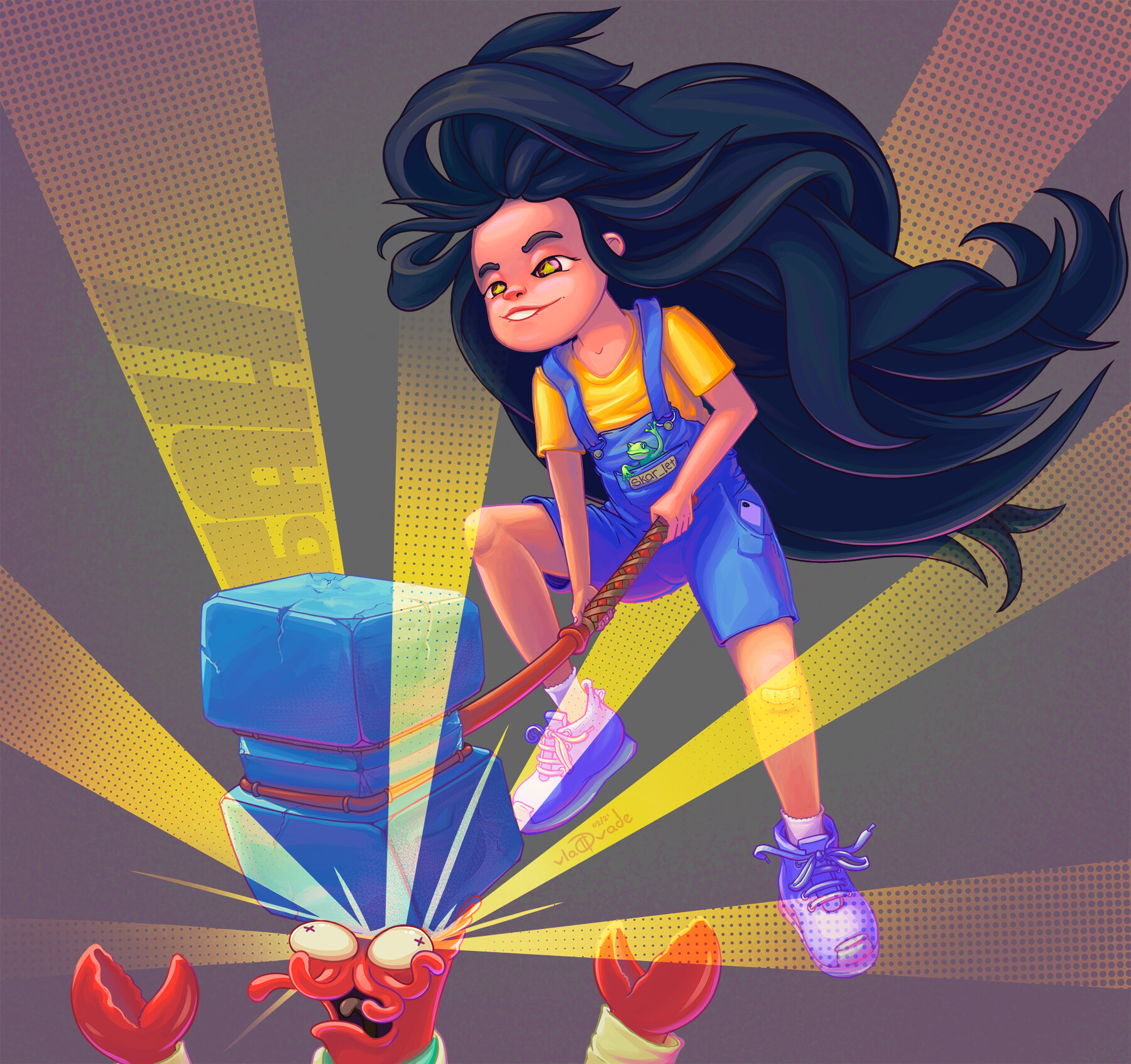 ArtStation - Skar_let with banhammer