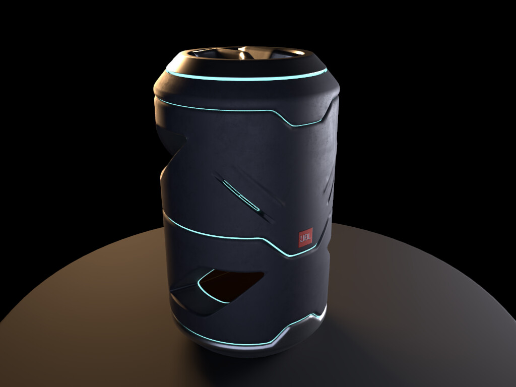 ArtStation - Futuristic Boombox, Kim Teroni Borg