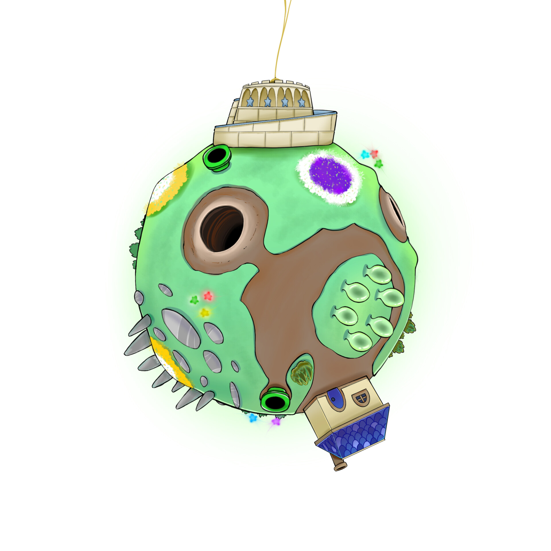 Super Mario Galaxy Planets