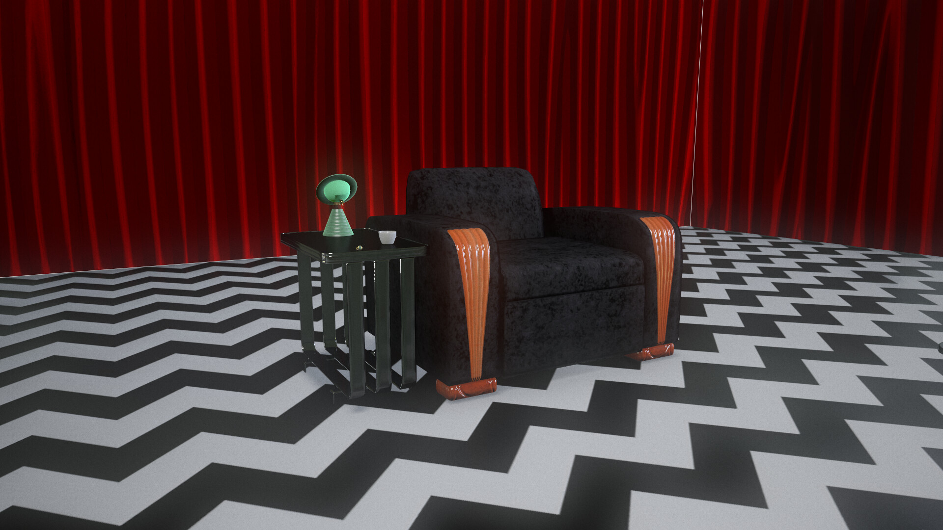 Black Lodge Twin Peaks Design