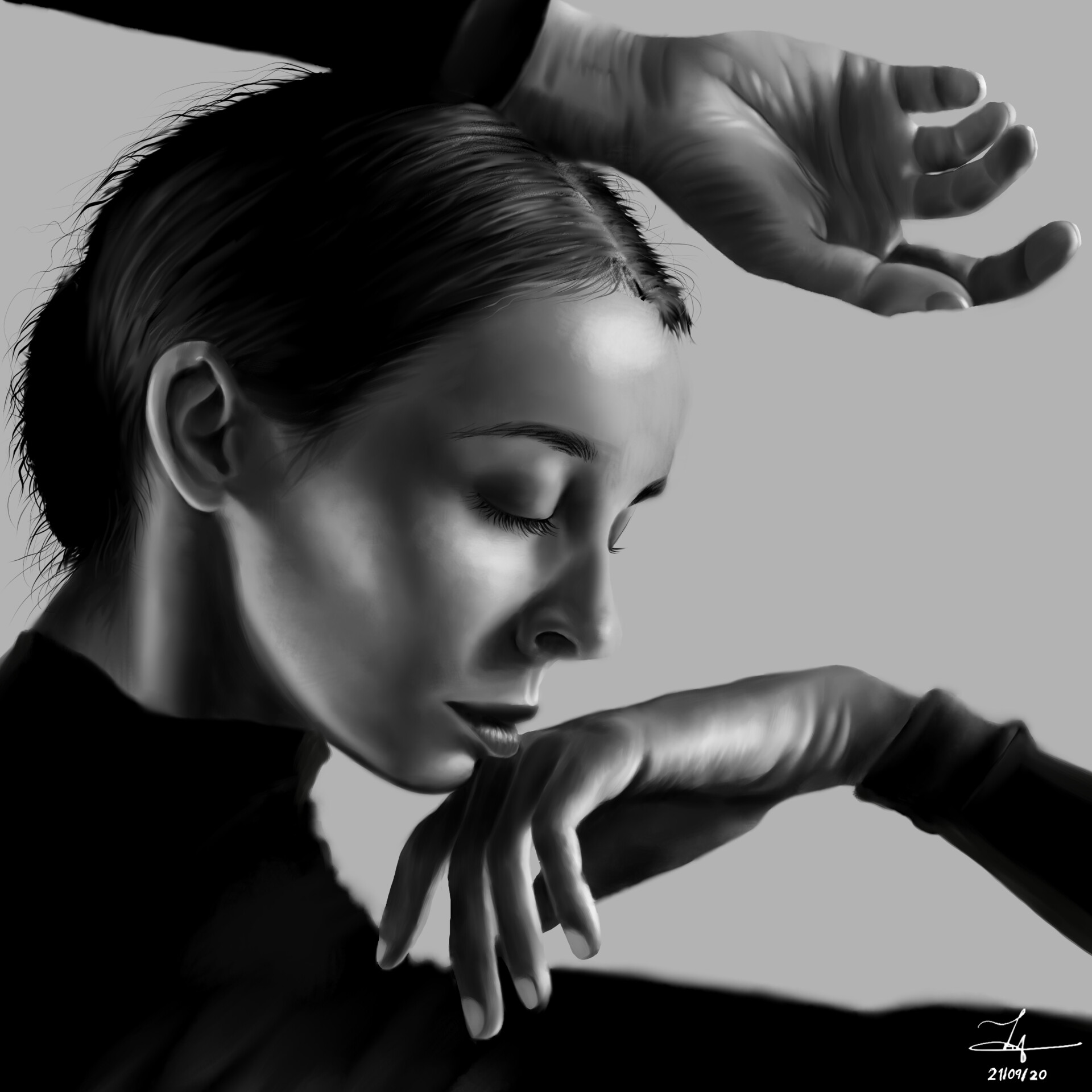 ArtStation - A Series of Poses : 2D paintings