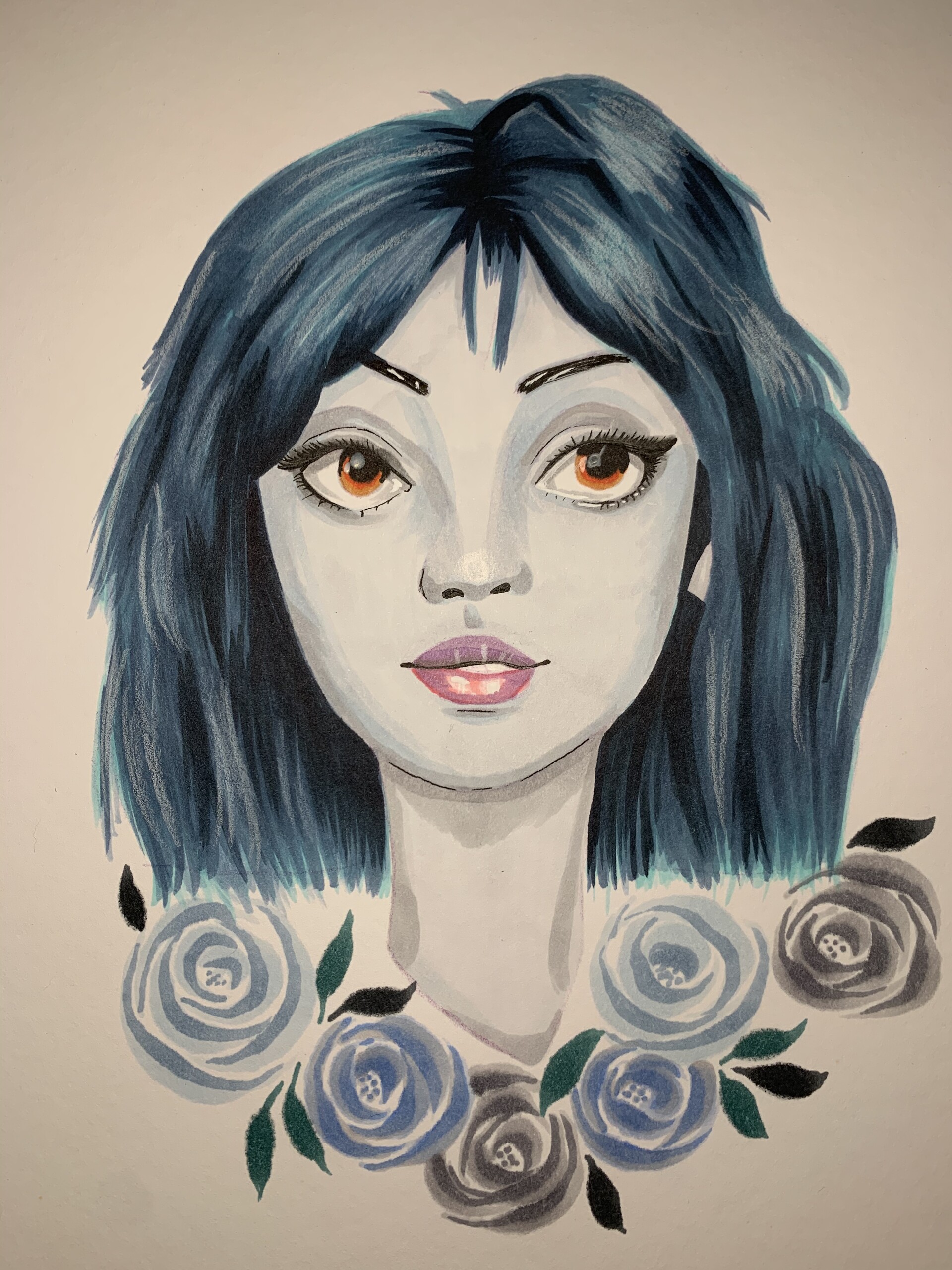 ArtStation - Blue Girl