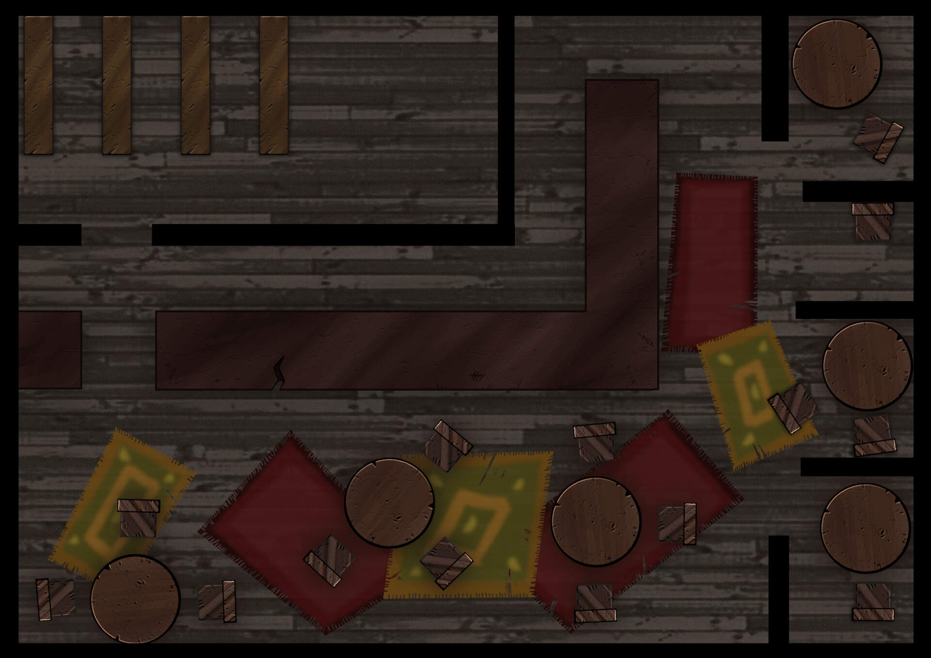 ArtStation - DnD Map - Taverns