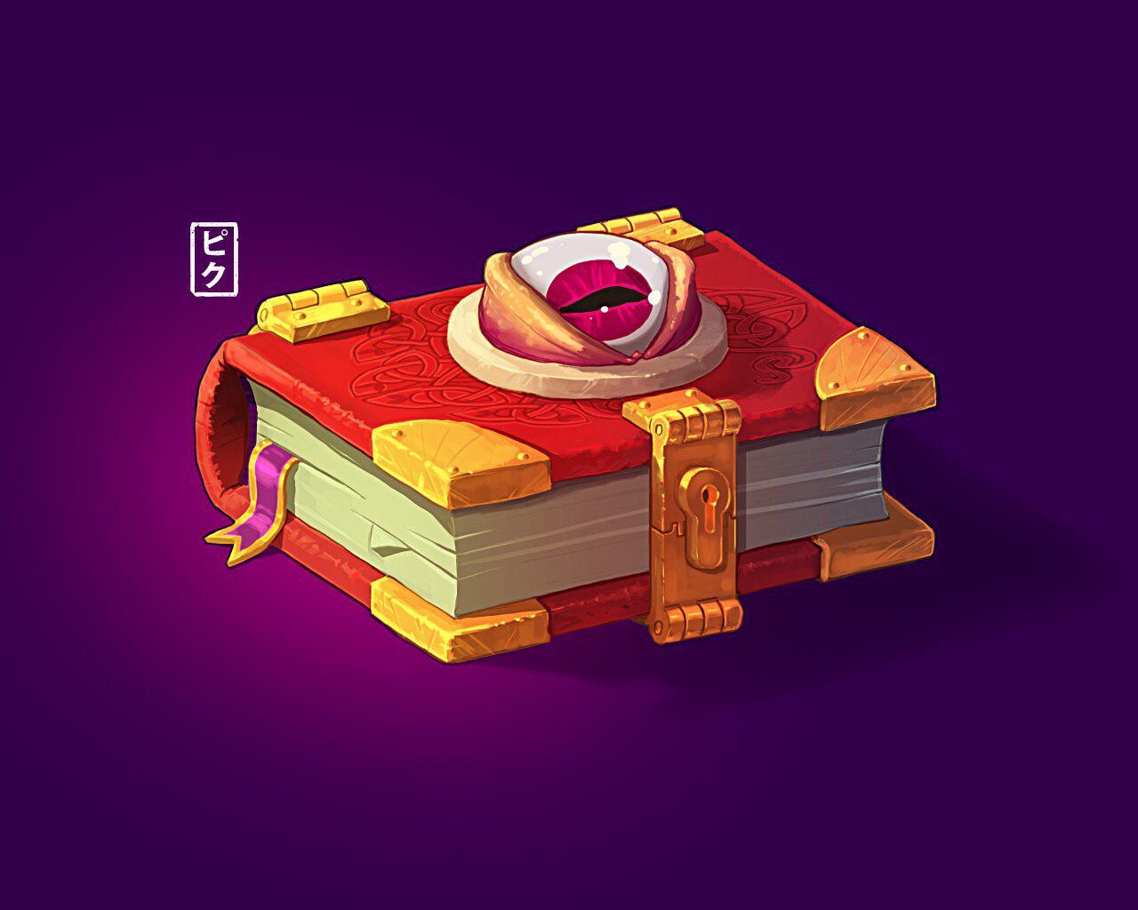 ArtStation - demonic book