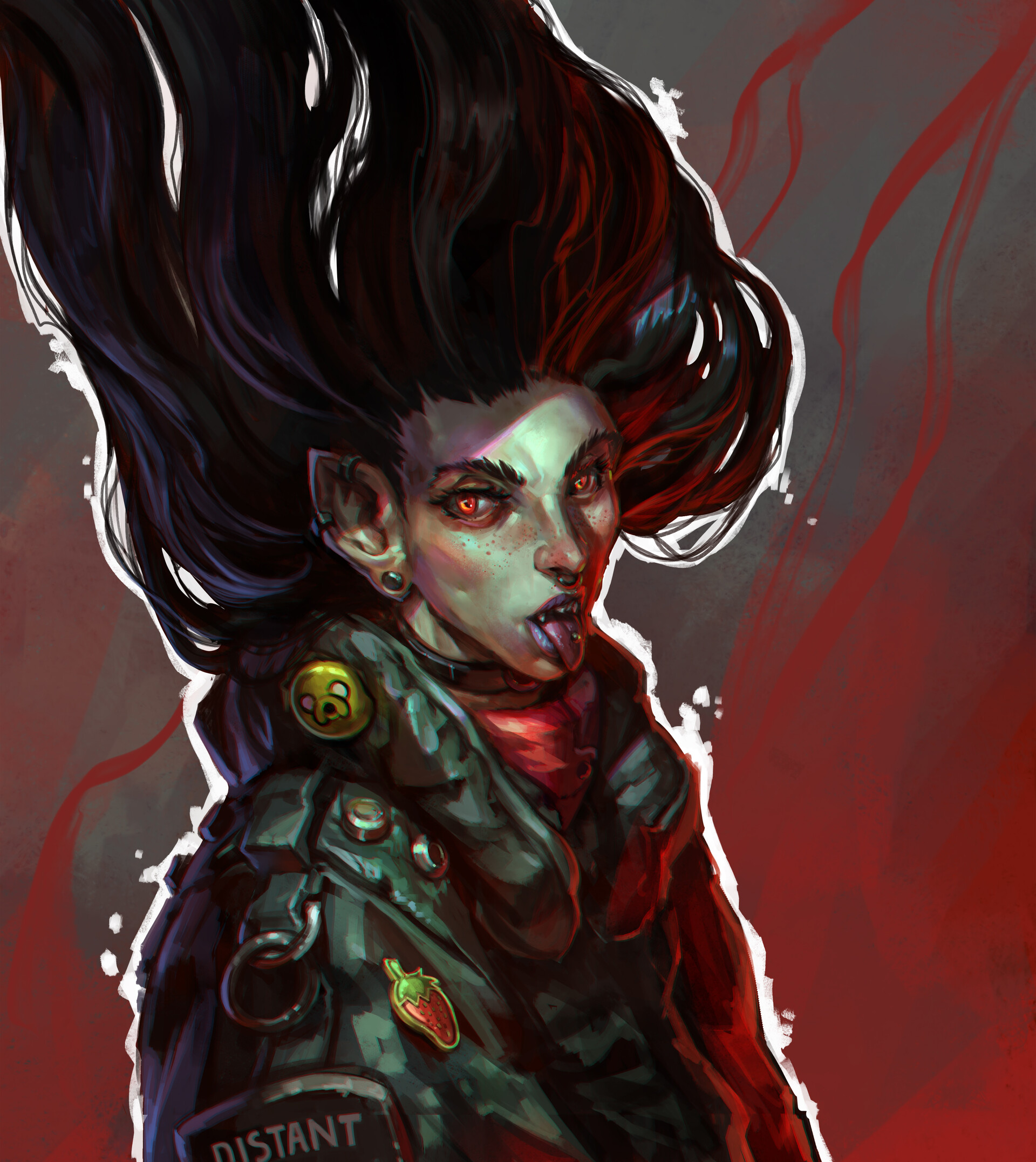 ArtStation - Marcaline the vampire queen