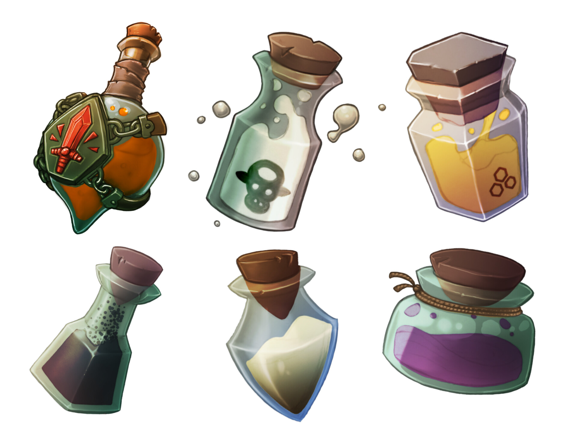 ArtStation - Flasks