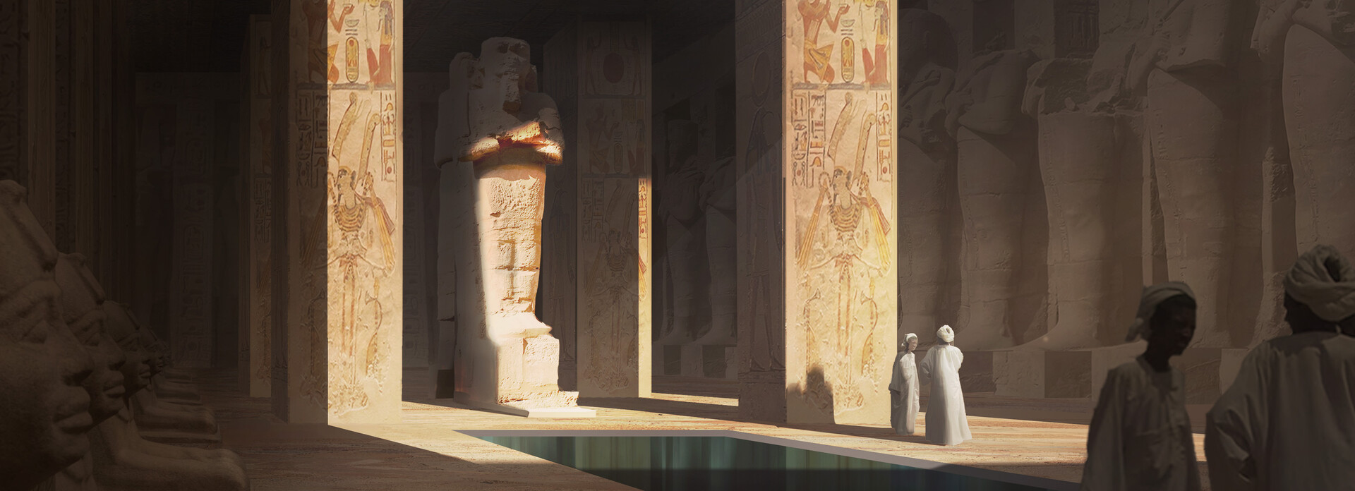 ArtStation - Egyptian Temple Interior 2