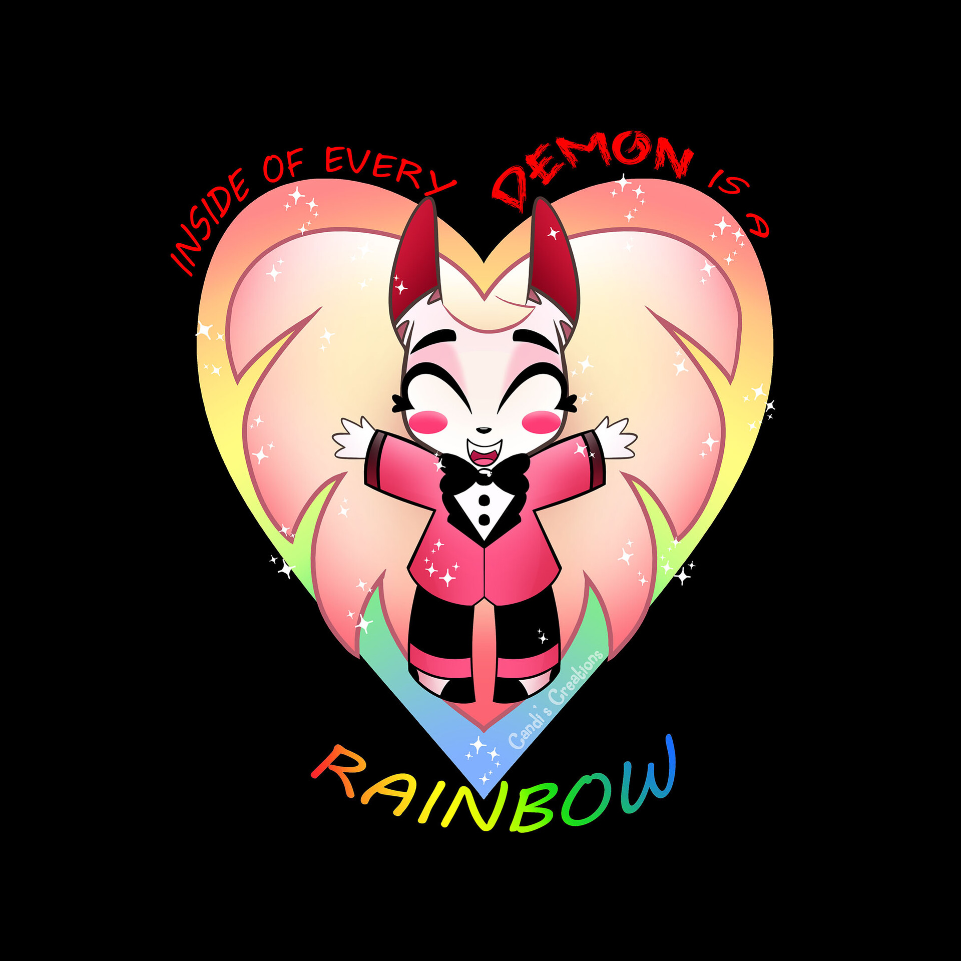 ArtStation - Inside of every demon is a Rainbow