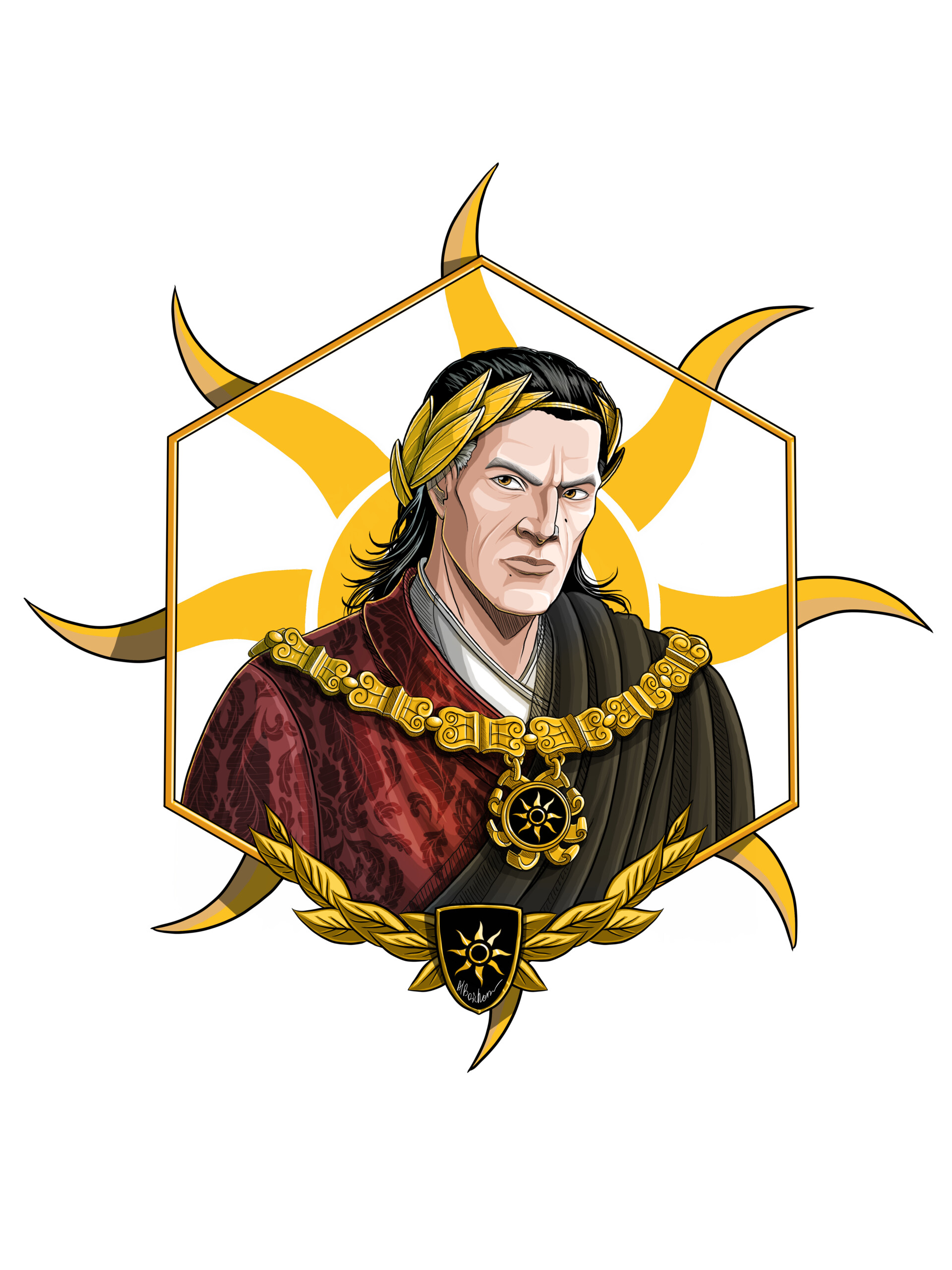 ArtStation - Emhyr var Emreis Portrait (The Witcher)