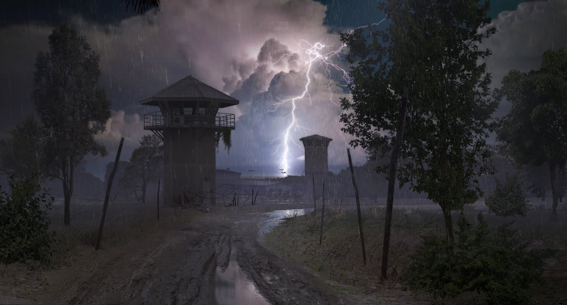 ArtStation - Prison Thunderstorm