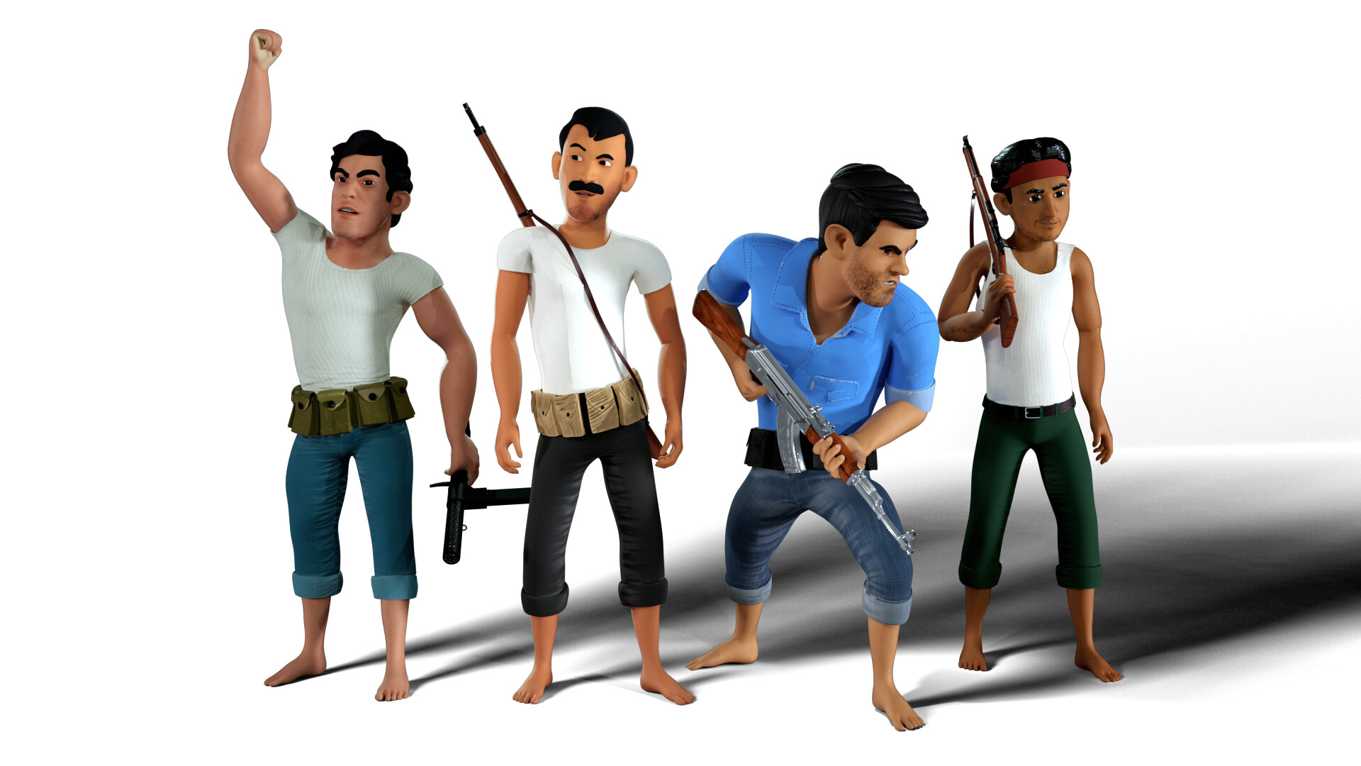 ArtStation - Operation jackpot Protagonists