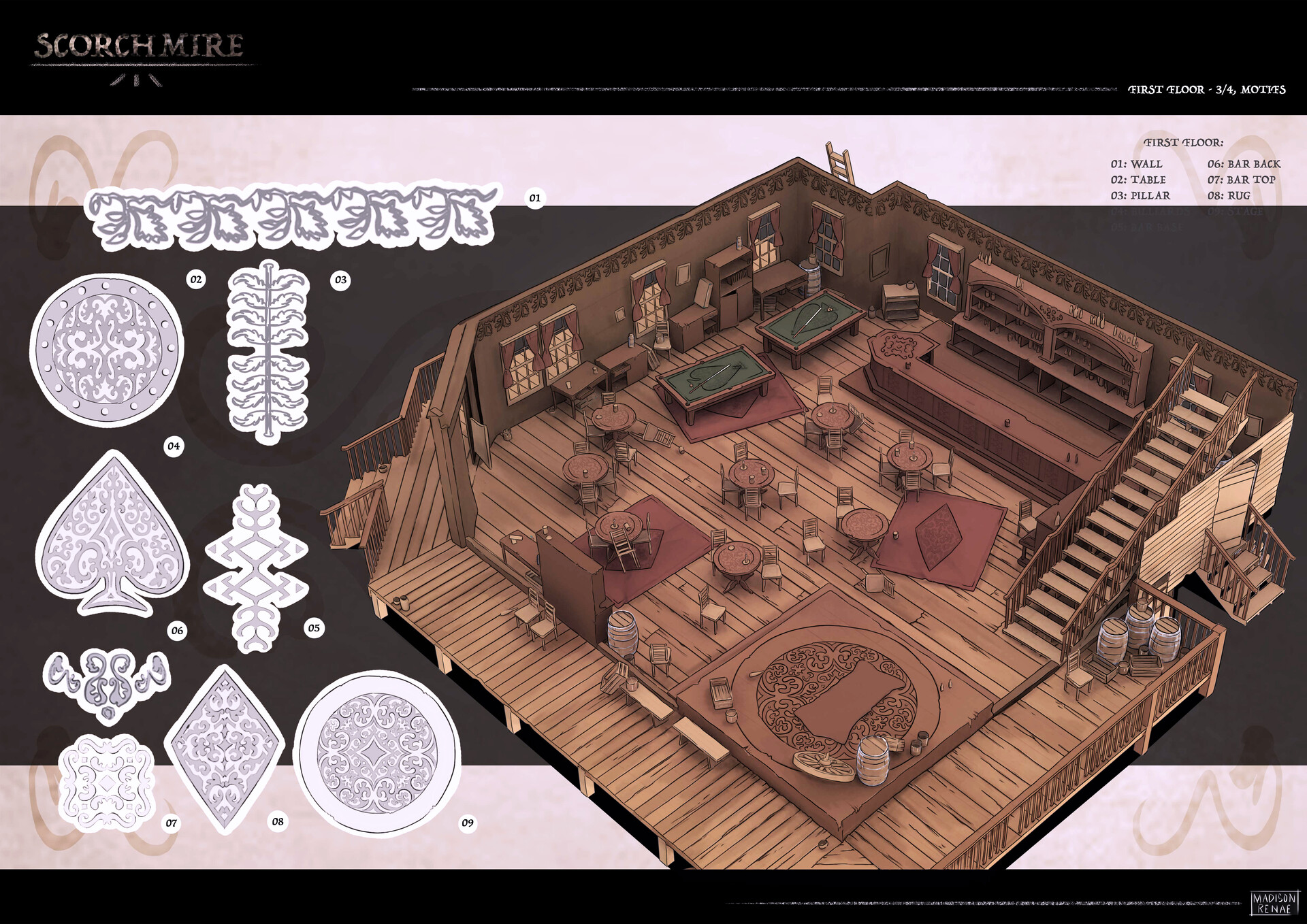 ArtStation - Scorchmire Gambling Saloon