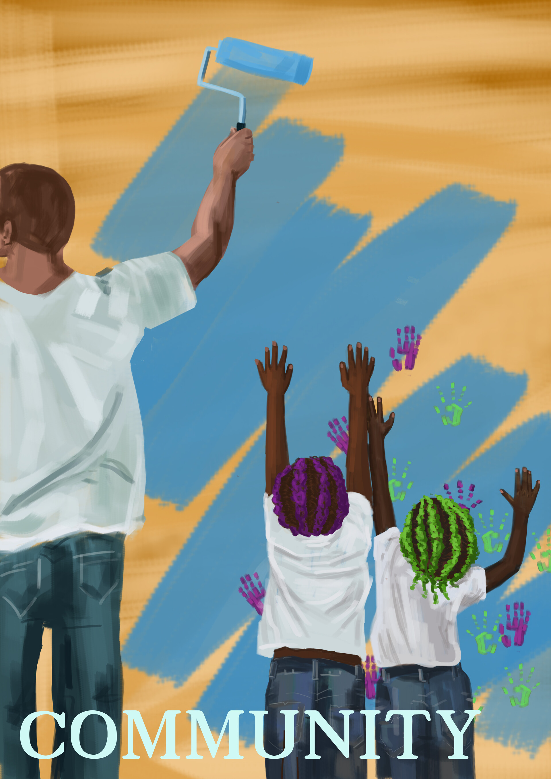 ArtStation - Three Values Inspirational Poster Project