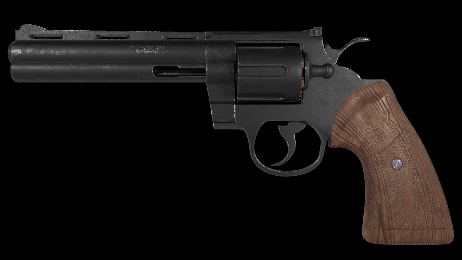 ArtStation - Colt Python Revolver