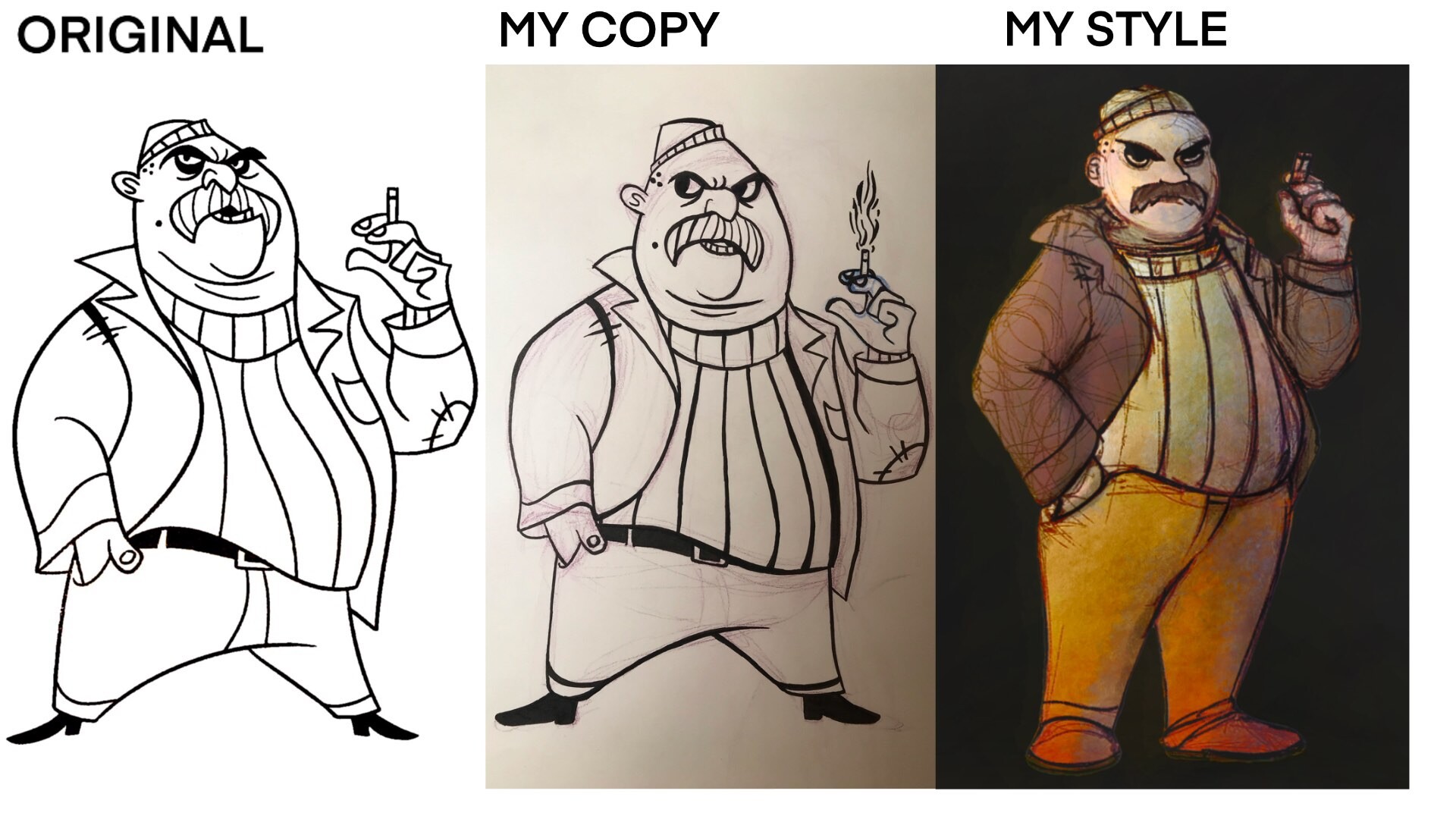 ArtStation - Style Study 1 - Shady Character (Sketchbook Art 11)