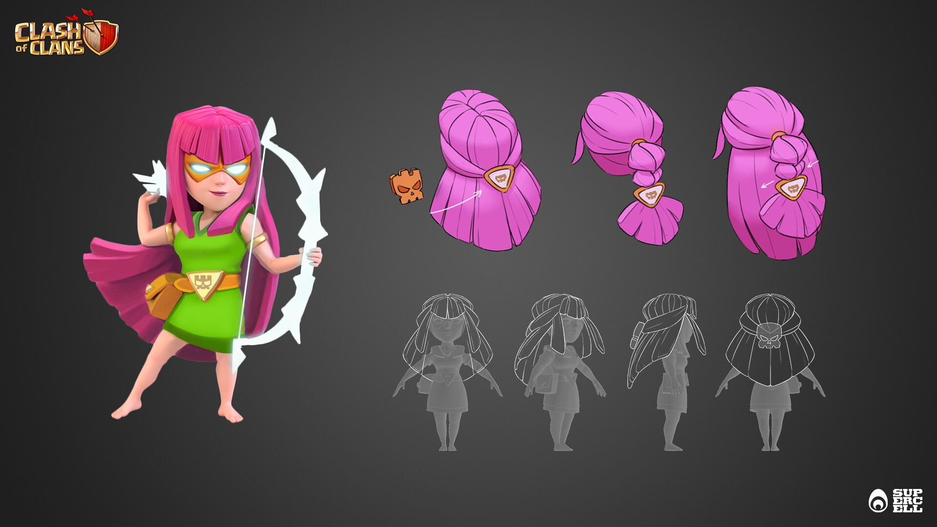 Clash Of Clans Archer Art