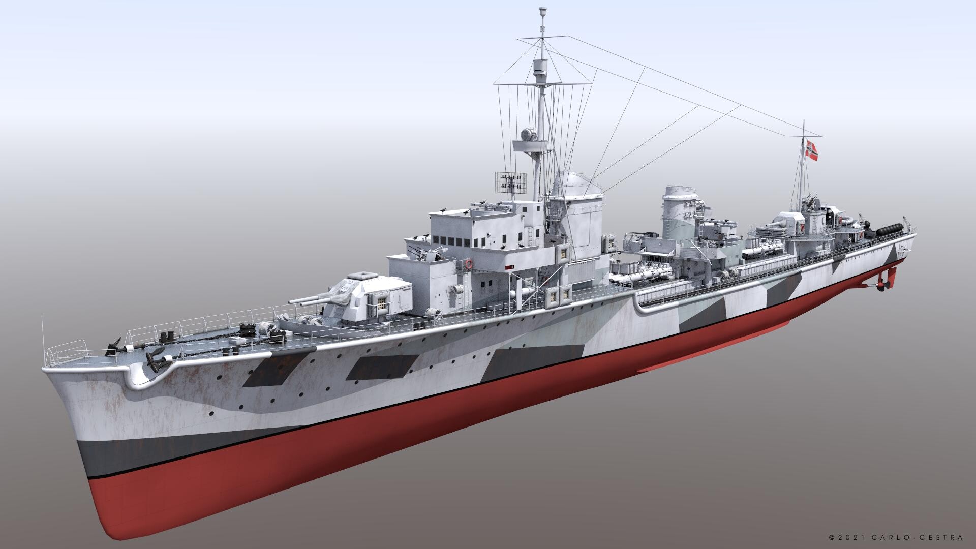 Carlo Cestra - Z-37 Narvik