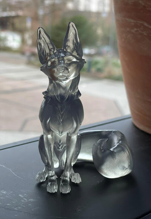 Blue Hunter - 3D figure - Crystal Fox (Neori)