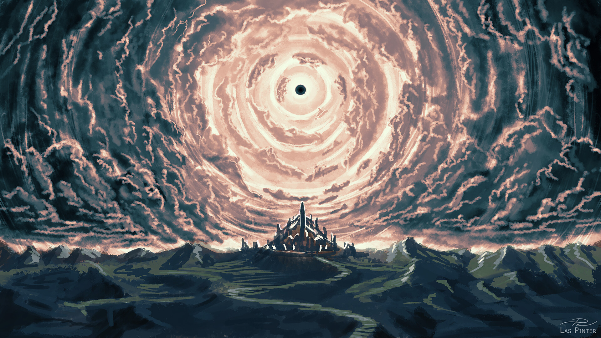 Concept Landscape 12 by Laszlo Pinter (Las Pinter) : r/ImaginarySkyscapes