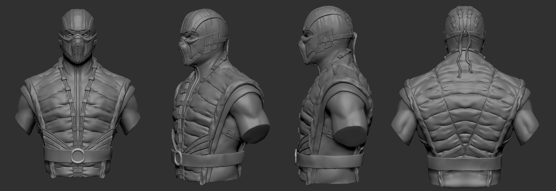ArtStation - Sub Zero / mortal kombat sculpt
