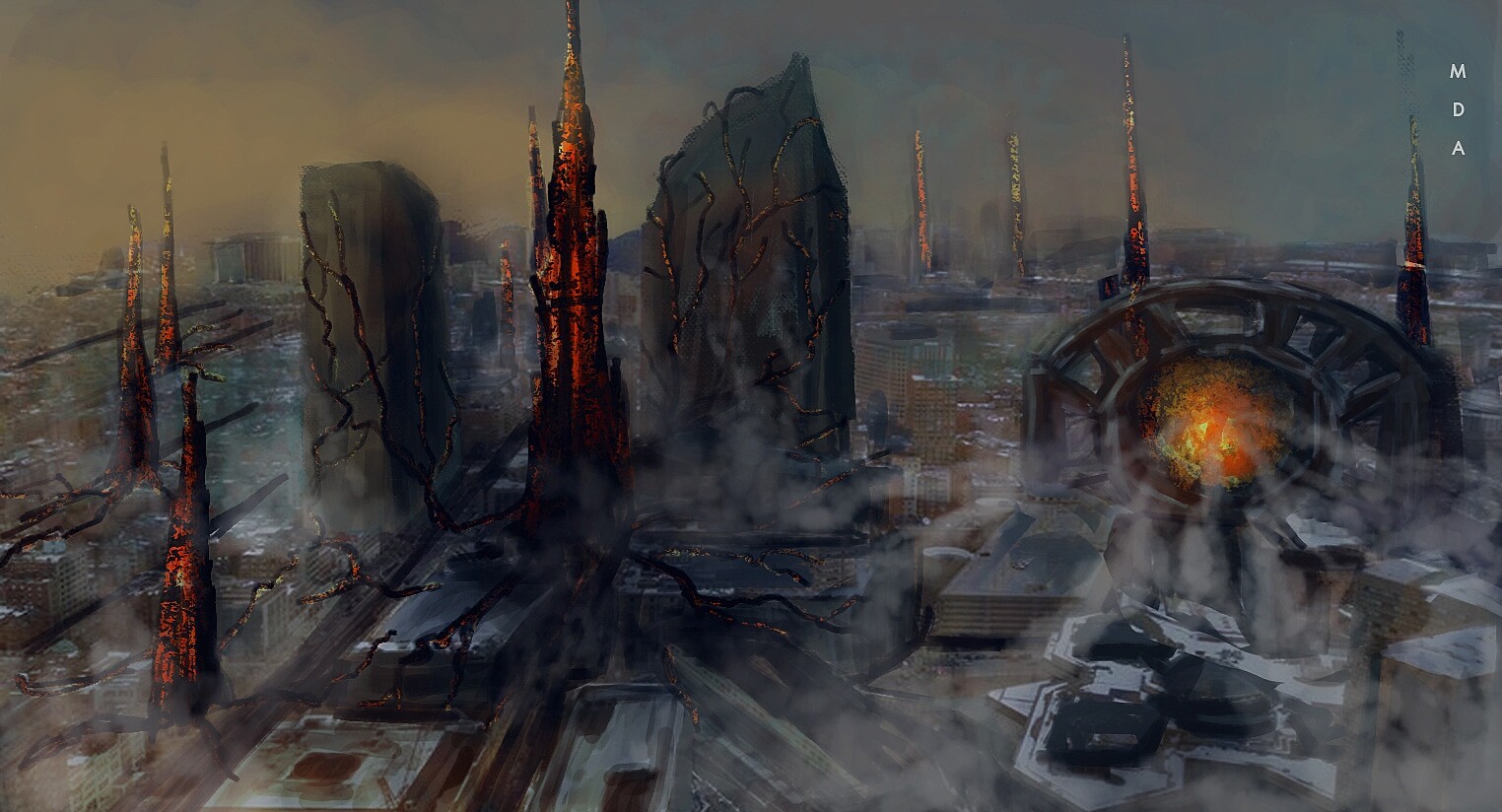 ArtStation - Doomed city model no. 01